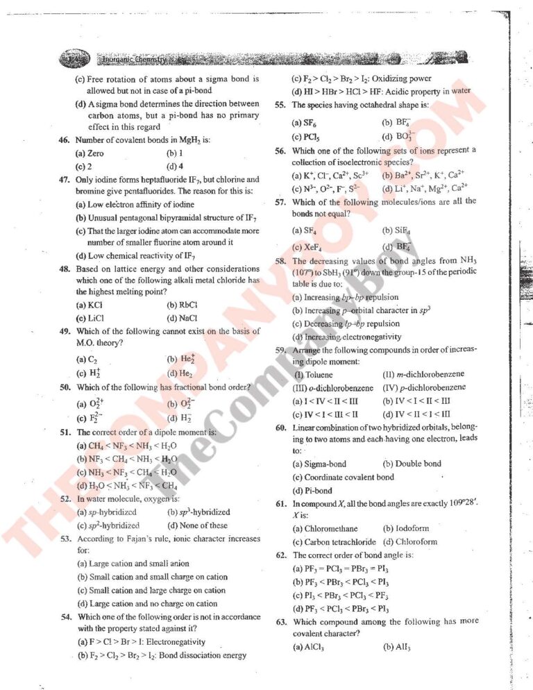 Cengage Chemistry All Book PDF For Class 11 and 12 and IIT JEE and NEET ...