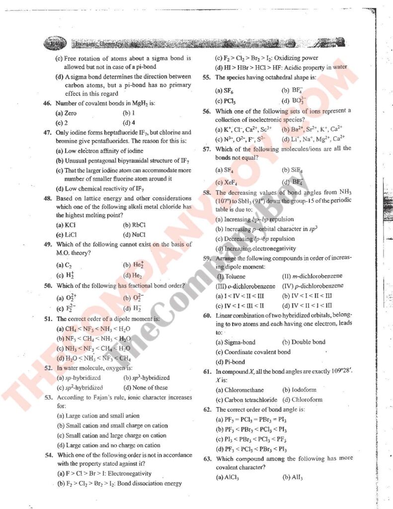 Cengage Chemistry All Book PDF For Class 11 and 12 and IIT JEE and NEET ...