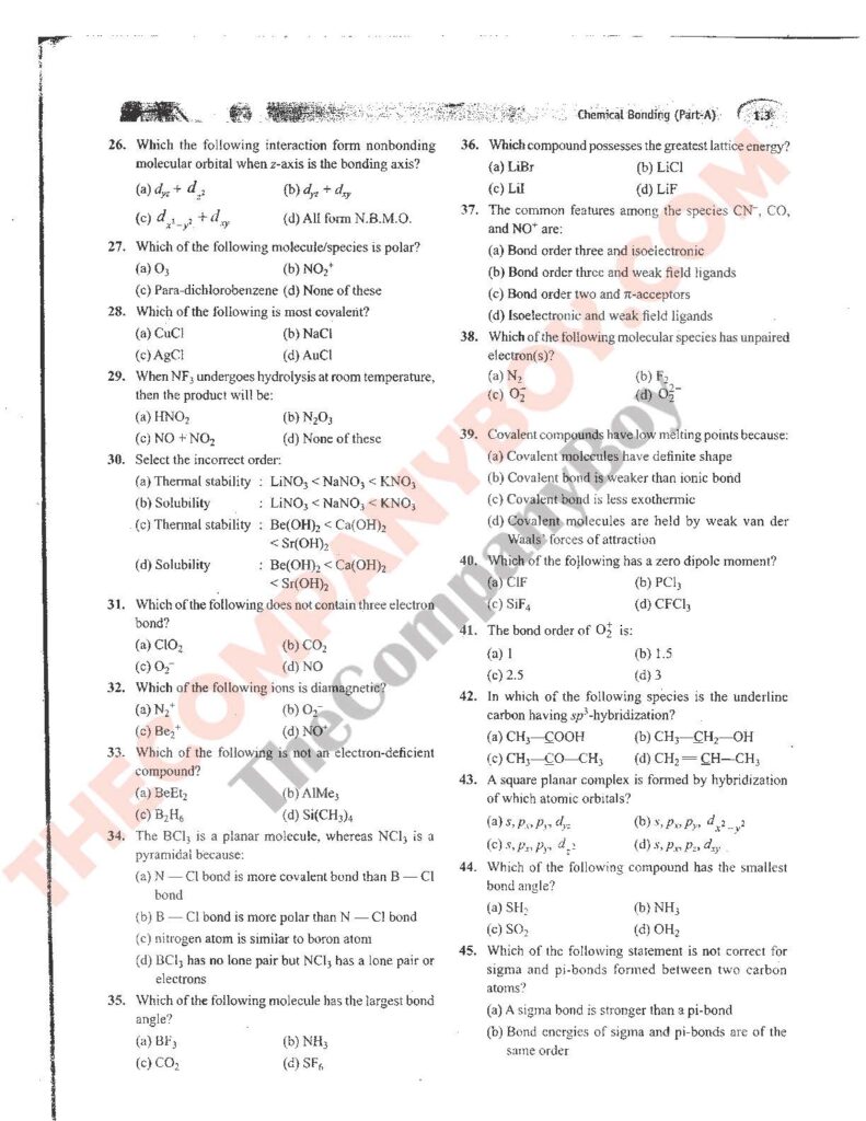 Cengage Chemistry All Book PDF For Class 11 and 12 and IIT JEE and NEET ...
